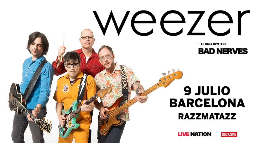 Weezer en España en julio de 2025 | Ticketmaster Blog