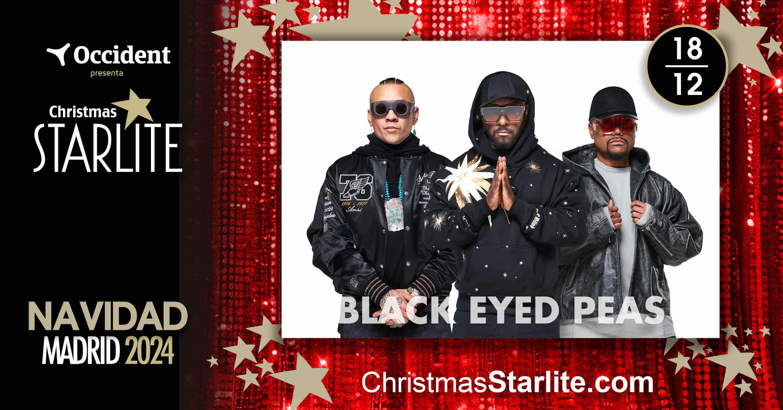 Disfruta de Black Eyed Peas en Madrid dentro de STARLITE Christmas 2024