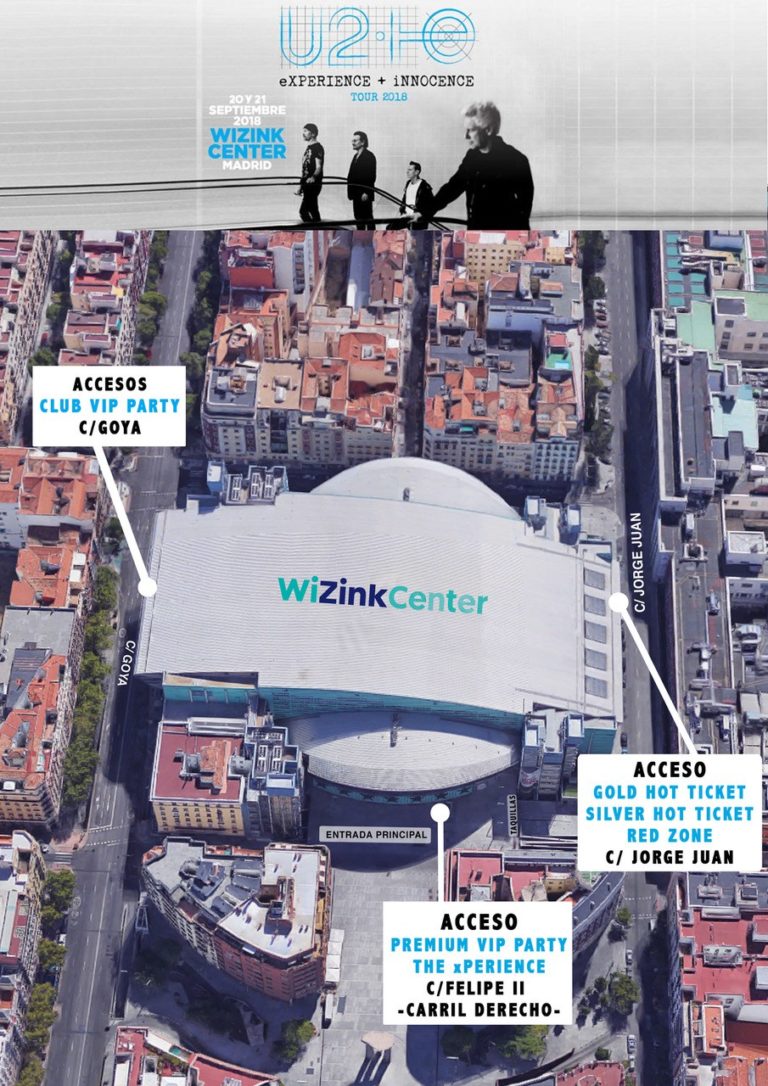 U2 en Madrid: Horarios y accesos | Ticketmaster Blog