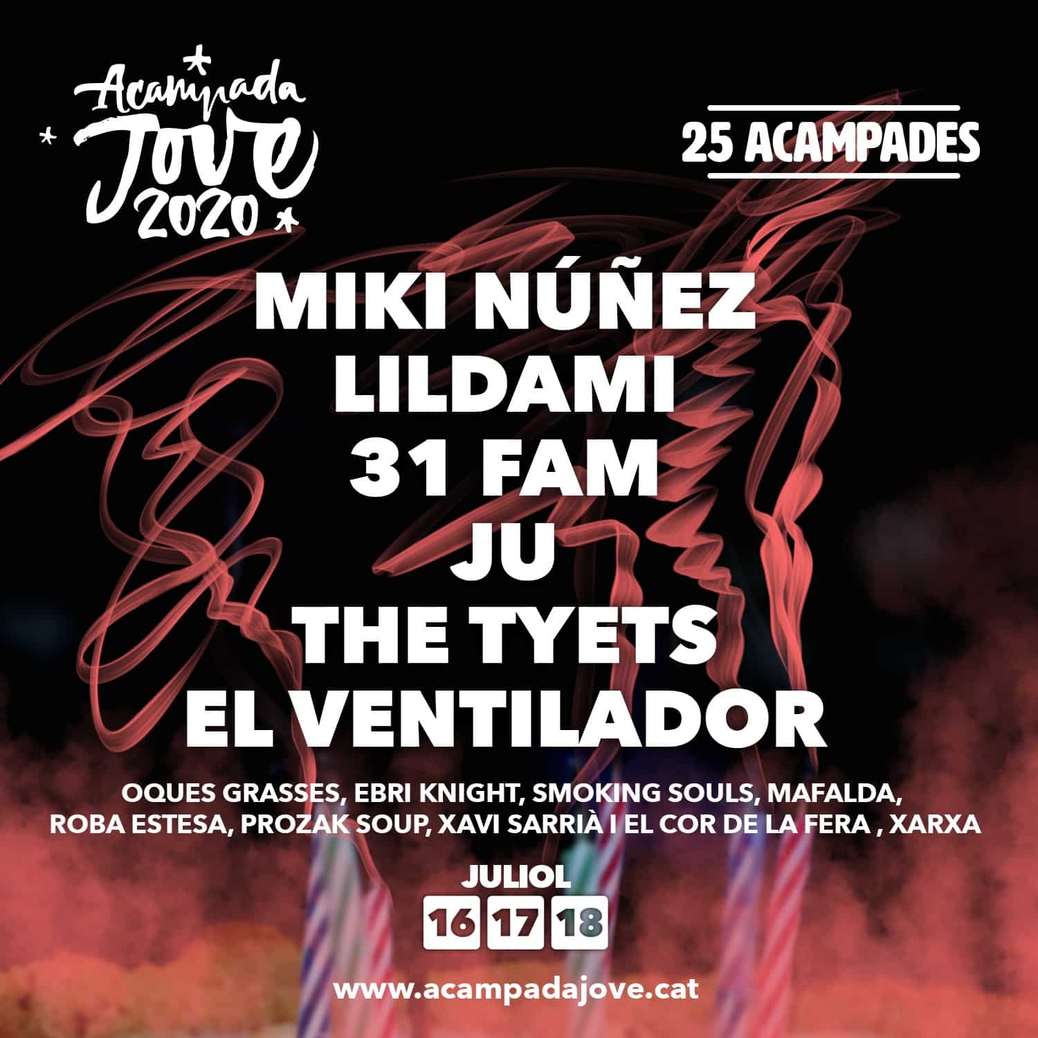 Nuevas confirmaciones para la ACAMPADA JOVE 2020 | Ticketmaster Blog