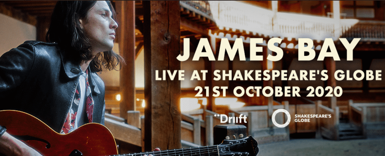 Disfruta del concierto en streaming de James Bay | Ticketmaster Blog