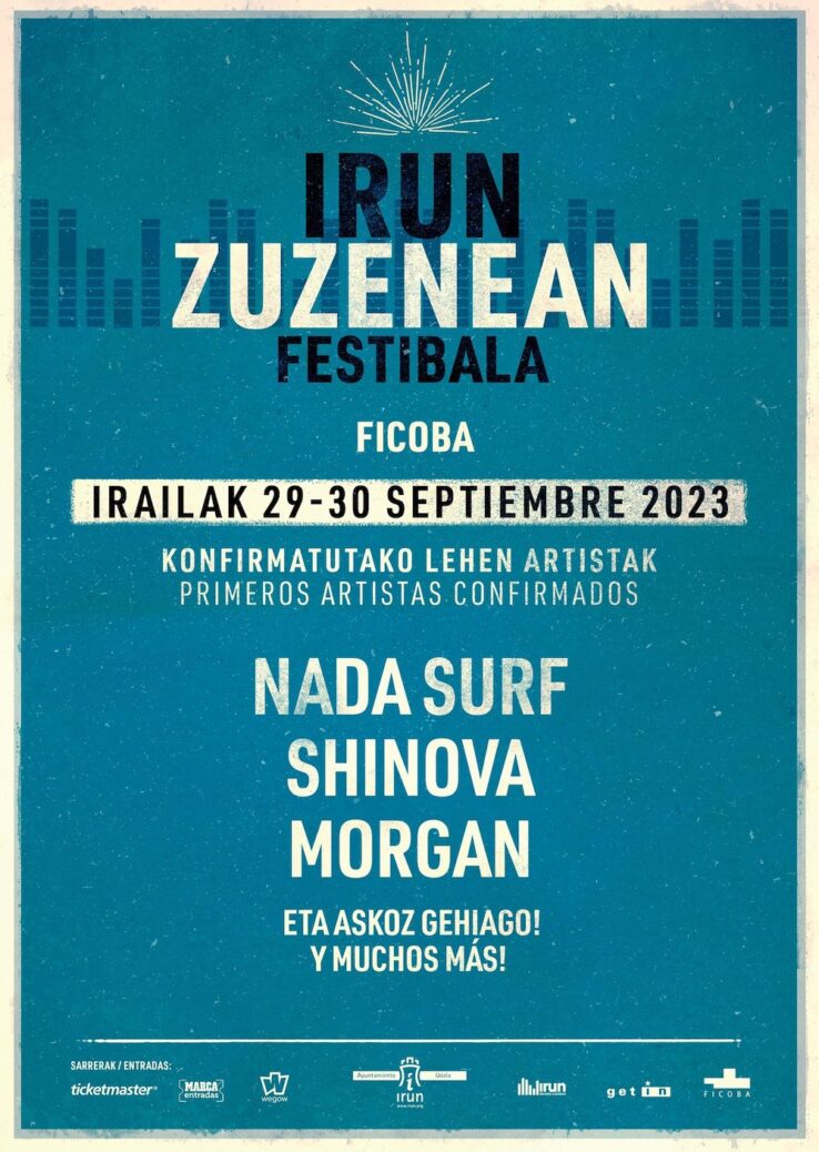 Cartel del Irun Zuzenean Festibala 2023: artistas confirmados | Ticketmaster Blog