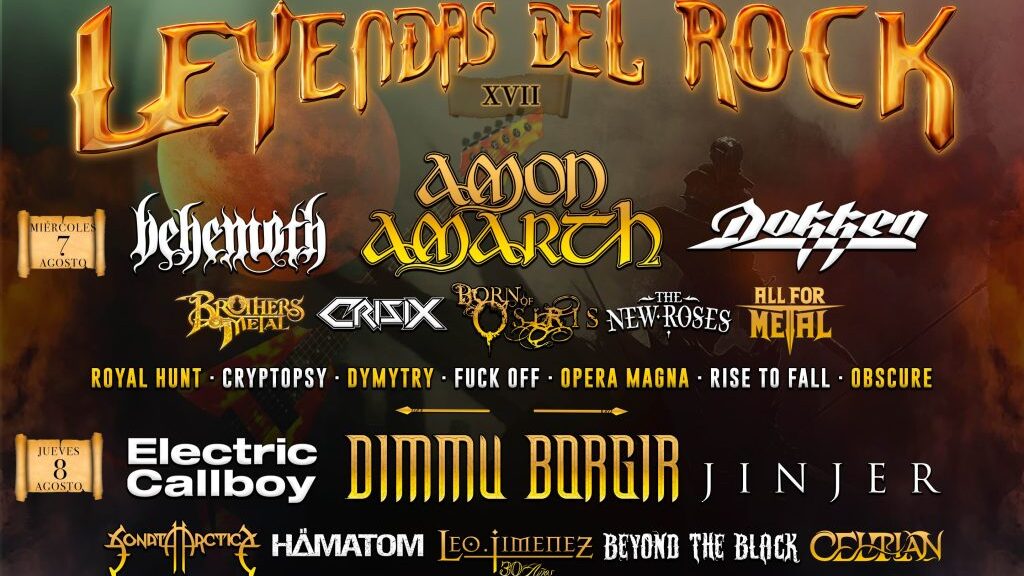 Leyendas del Rock: cartel 2024 | Ticketmaster Blog