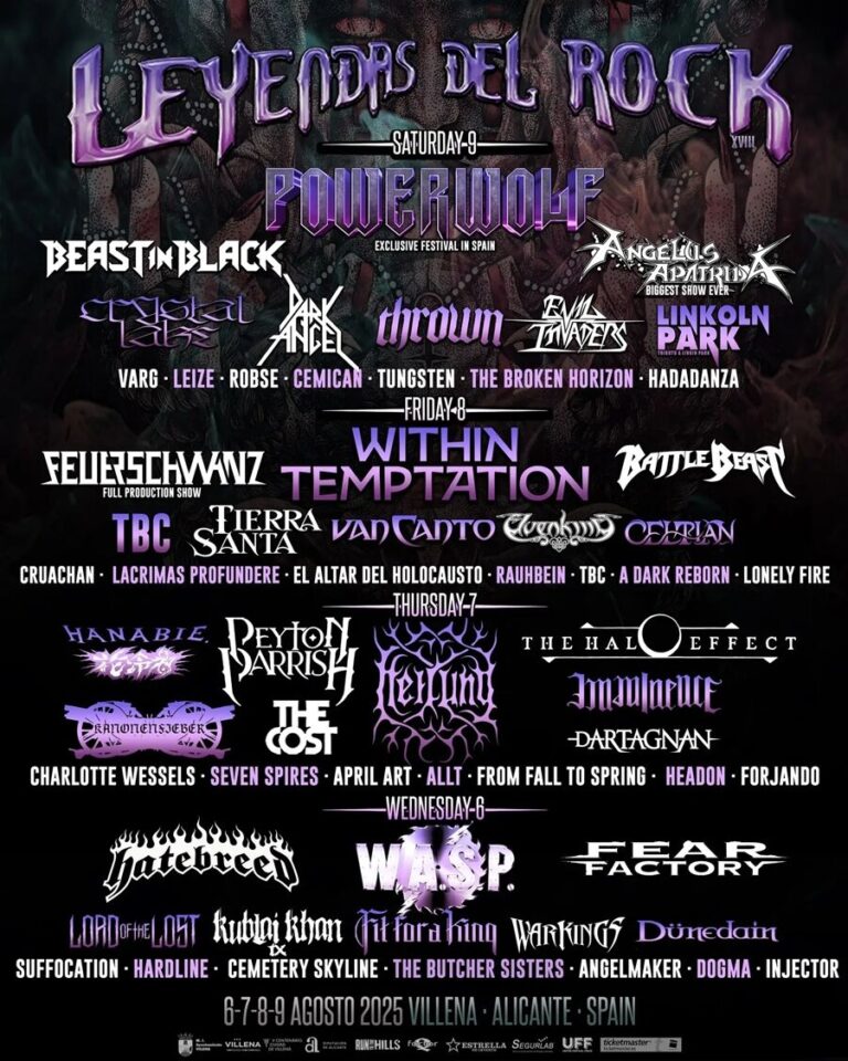El Leyendas del Rock 2025 ya está preparado | Ticketmaster Blog