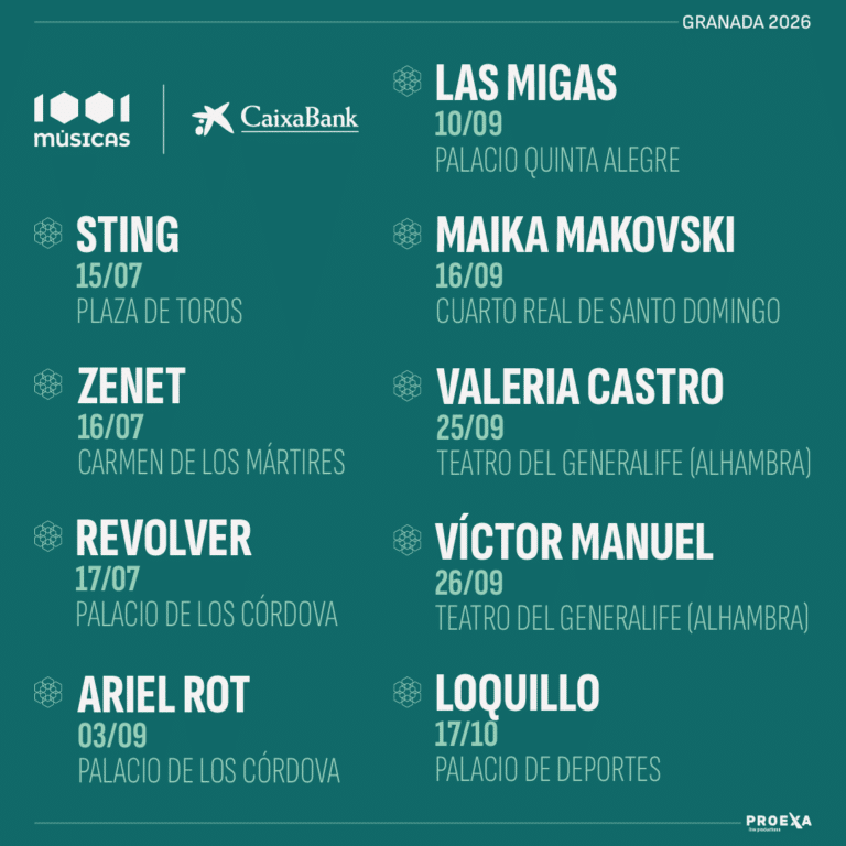 1001 – Músicas CaixaBank 2026: cartel de confirmados, entradas, fechas ...